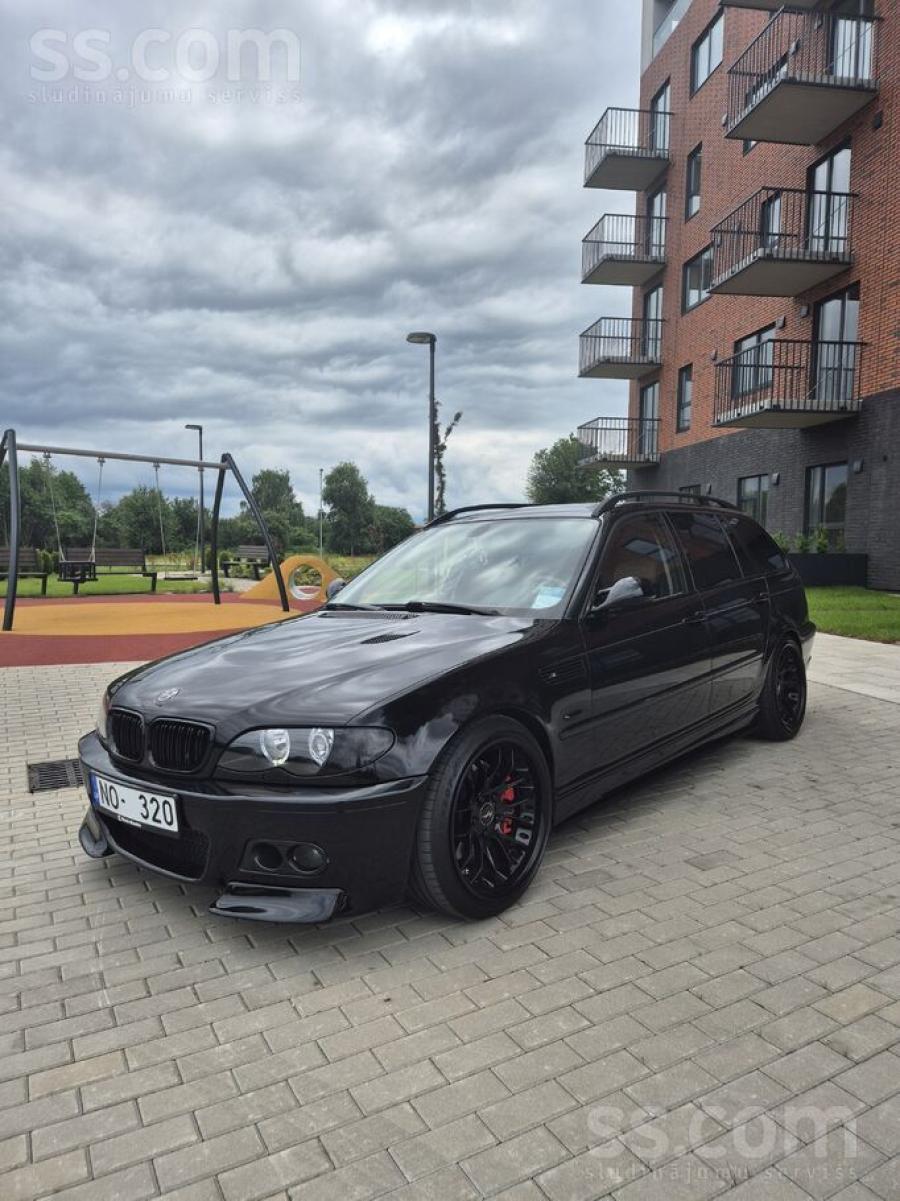 Black BMW 320 2005 in Riga, with an engine capacity of 2.00 L and mileage of 321 thousand km for 5500 €, photo 10 on AUTOMOTO.COM.LV