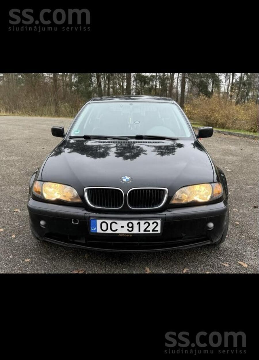 Melns BMW 320 2005 Bauska, ar dzinēja tilpumu 2.00 L un nobraukumu 344 tūkst. km par 2200 €, foto 2 vietnē AUTOMOTO.COM.LV
