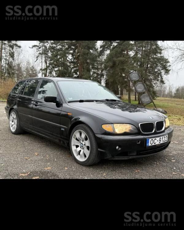 Black BMW 320 2005 in Bauska, with an engine capacity of 2.00 L and mileage of 344 thousand km for 2200 €, photo 5 on AUTOMOTO.COM.LV
