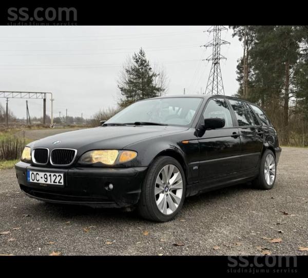 Black BMW 320 2005 in Bauska, with an engine capacity of 2.00 L and mileage of 344 thousand km for 2200 €, photo 6 on AUTOMOTO.COM.LV
