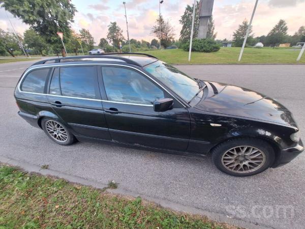 Black BMW 320 2005 in Liepaja, with an engine capacity of 2.00 L and mileage of 391 thousand km for 1700 €, photo 3 on AUTOMOTO.COM.LV