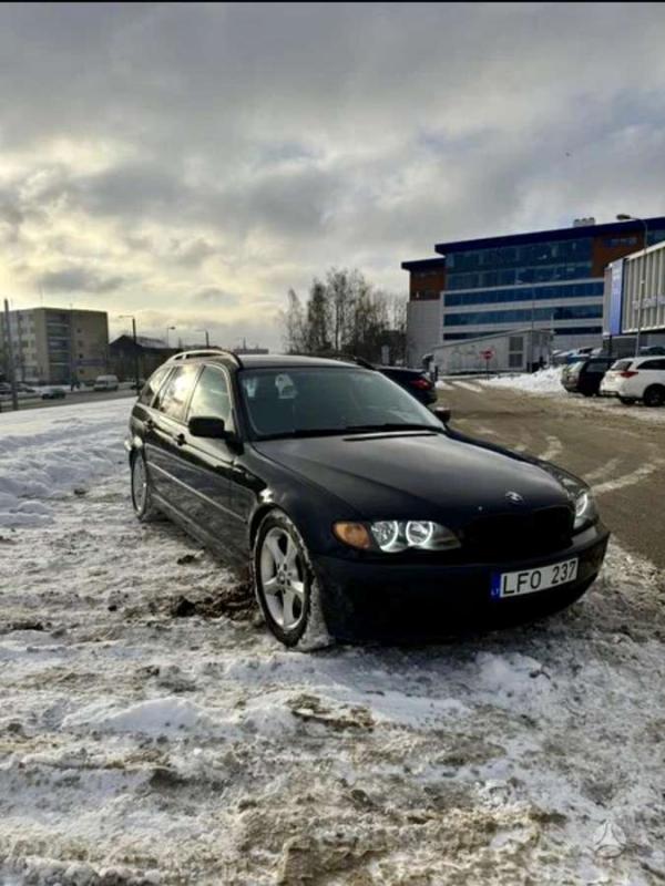 Black BMW 320 2005 in Vilnius, with an engine capacity of 2.00 L and mileage of 340 thousand km for 1550 €, photo 2 on AUTOMOTO.COM.LV
