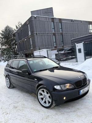 Black BMW 320 2005 in Vilnius, with an engine capacity of 2.00 L and mileage of 362 thousand km for 1850 €, photo 2 on AUTOMOTO.COM.LV