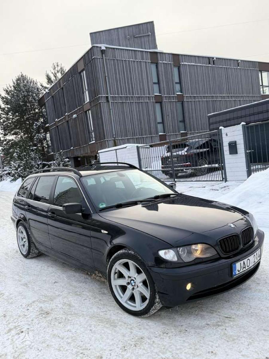 Black BMW 320 2005 in Vilnius, with an engine capacity of 2.00 L and mileage of 362 thousand km for 1850 €, photo 2 on AUTOMOTO.COM.LV