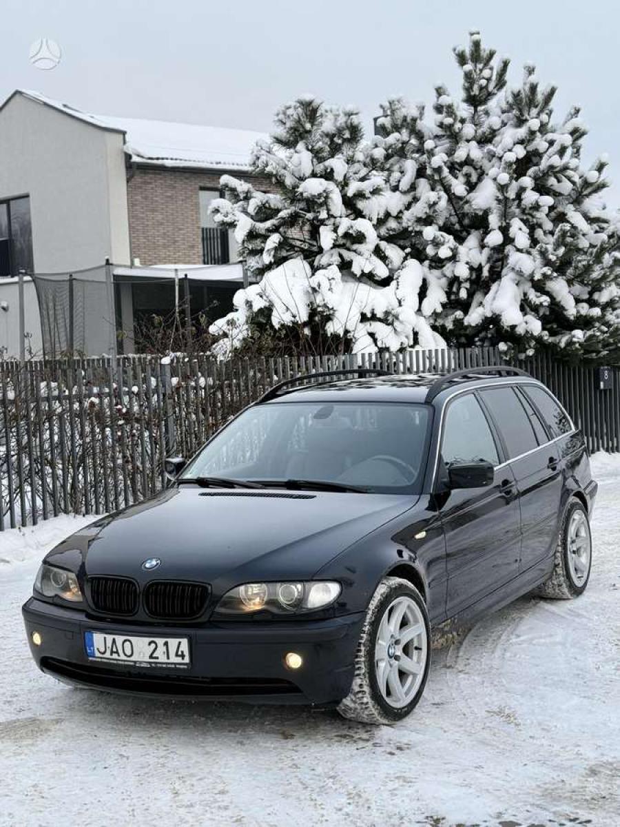 Black BMW 320 2005 in Vilnius, with an engine capacity of 2.00 L and mileage of 362 thousand km for 1850 €, photo 4 on AUTOMOTO.COM.LV