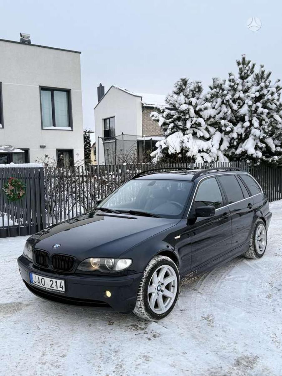 Black BMW 320 2005 in Vilnius, with an engine capacity of 2.00 L and mileage of 362 thousand km for 1850 €, photo 6 on AUTOMOTO.COM.LV