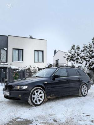 Black BMW 320 2005 in Vilnius, with an engine capacity of 2.00 L and mileage of 362 thousand km for 1850 €, photo 8 on AUTOMOTO.COM.LV