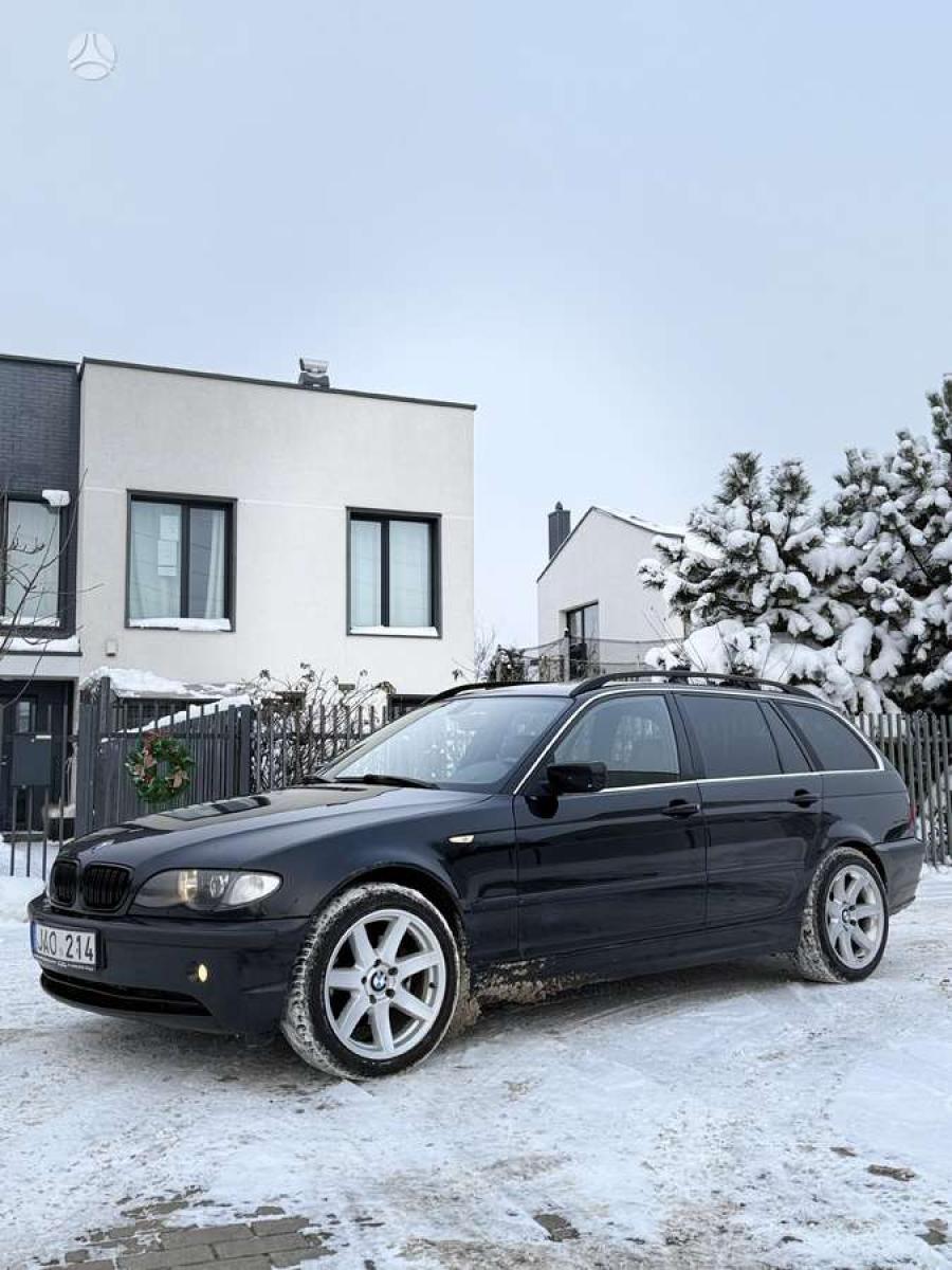 Black BMW 320 2005 in Vilnius, with an engine capacity of 2.00 L and mileage of 362 thousand km for 1850 €, photo 8 on AUTOMOTO.COM.LV