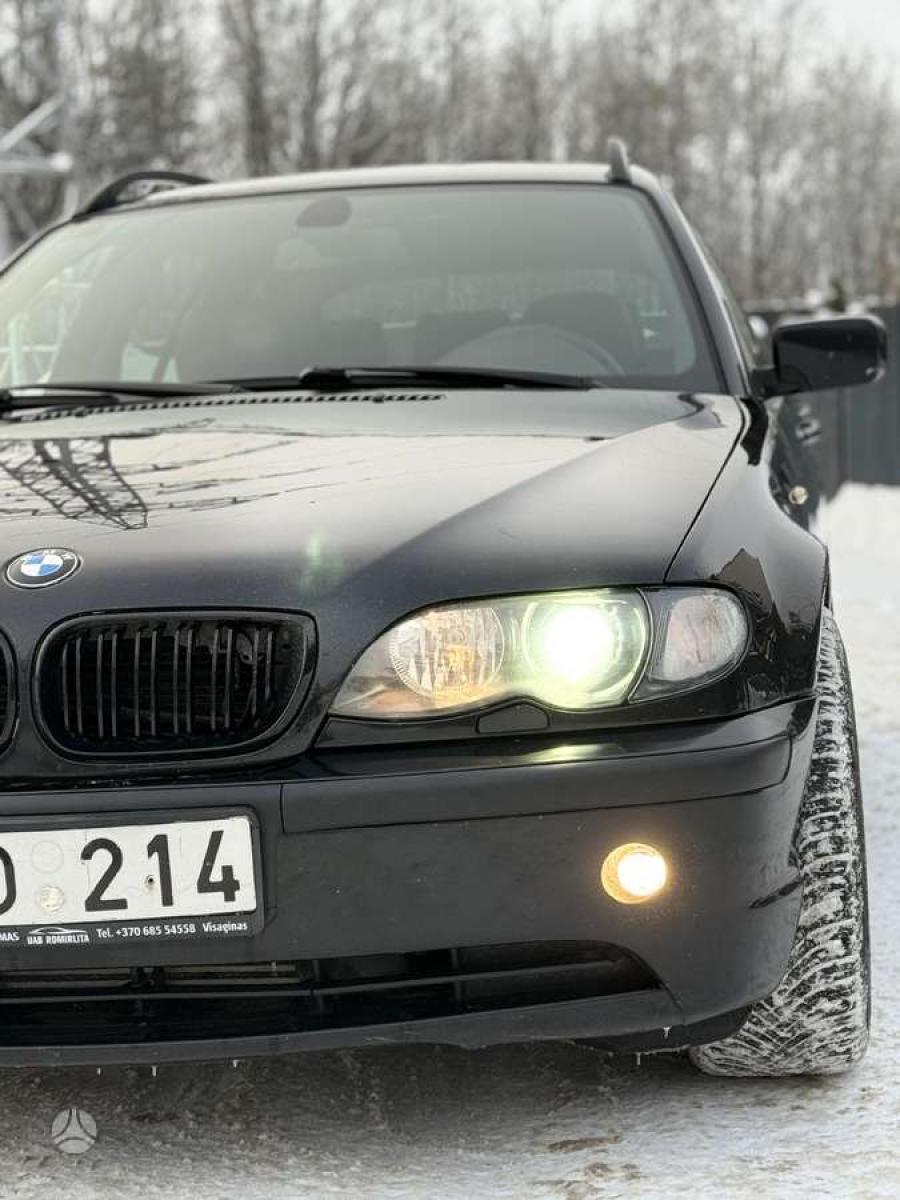 Black BMW 320 2005 in Vilnius, with an engine capacity of 2.00 L and mileage of 362 thousand km for 1850 €, photo 9 on AUTOMOTO.COM.LV