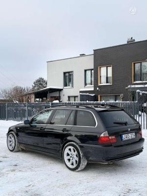 Black BMW 320 2005 in Vilnius, with an engine capacity of 2.00 L and mileage of 362 thousand km for 1850 €, photo 12 on AUTOMOTO.COM.LV
