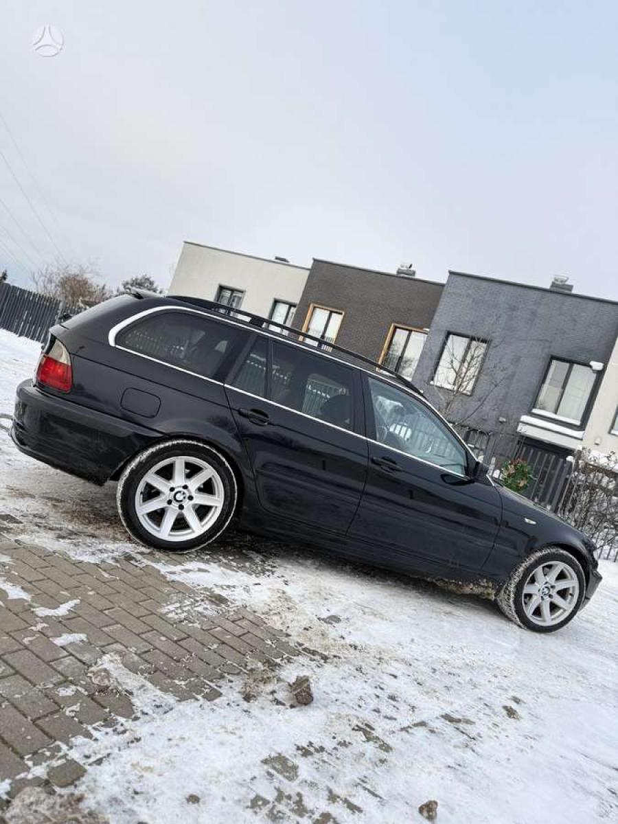 Black BMW 320 2005 in Vilnius, with an engine capacity of 2.00 L and mileage of 362 thousand km for 1850 €, photo 13 on AUTOMOTO.COM.LV
