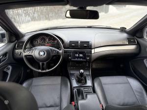 Black BMW 320 2005 in Vilnius, with an engine capacity of 2.00 L and mileage of 362 thousand km for 1850 €, photo 14 on AUTOMOTO.COM.LV