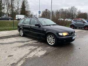 Black BMW 320 2005 in Kaunas, with an engine capacity of 2.00 L and mileage of 366 thousand km for 1300 €, photo 3 on AUTOMOTO.COM.LV