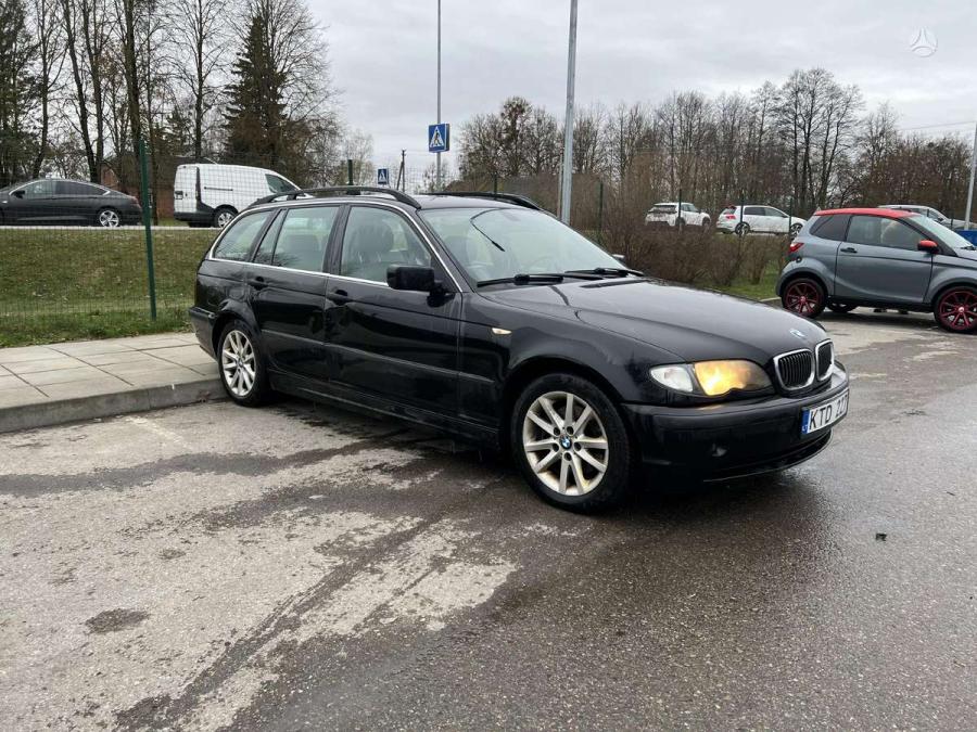 Black BMW 320 2005 in Kaunas, with an engine capacity of 2.00 L and mileage of 366 thousand km for 1300 €, photo 3 on AUTOMOTO.COM.LV