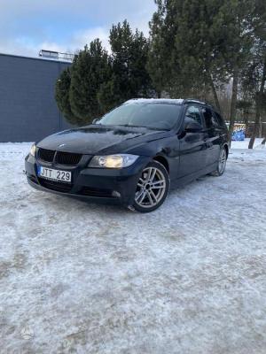 Black BMW 320 2005 in Kaunas, with an engine capacity of 2.00 L and mileage of 376 thousand km for 3000 €, photo  on AUTOMOTO.COM.LV