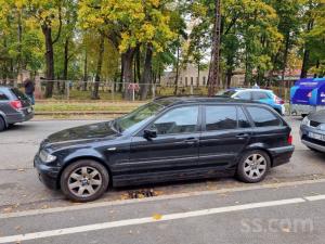 Black BMW 320 2005 in Riga, with an engine capacity of 2.00 L and mileage of 415 thousand km for 3500 €, photo  on AUTOMOTO.COM.LV