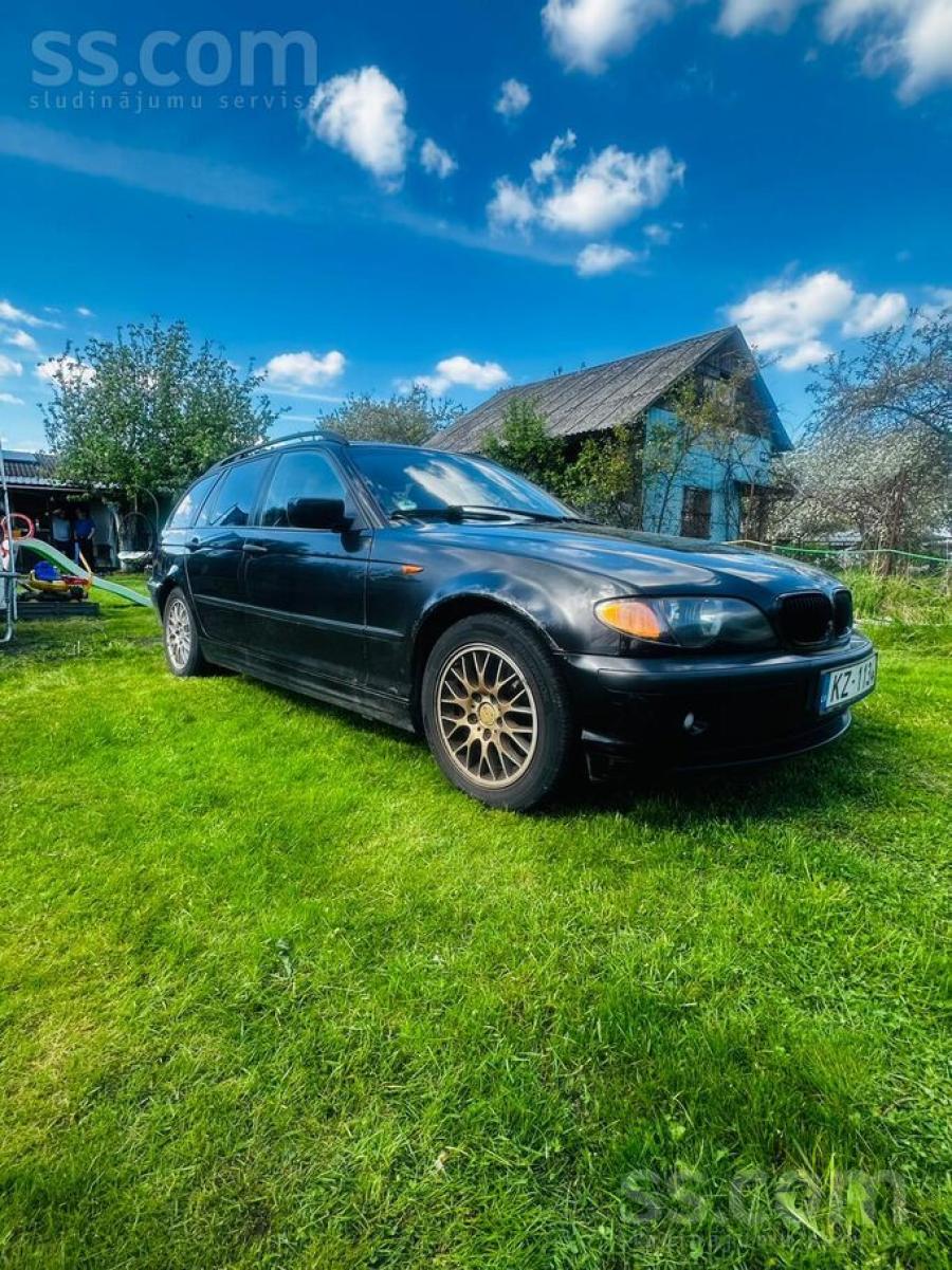Black BMW 320 2005 in Jurmala, with an engine capacity of 2.00 L and mileage of 375 thousand km for 1390 €, photo 8 on AUTOMOTO.COM.LV