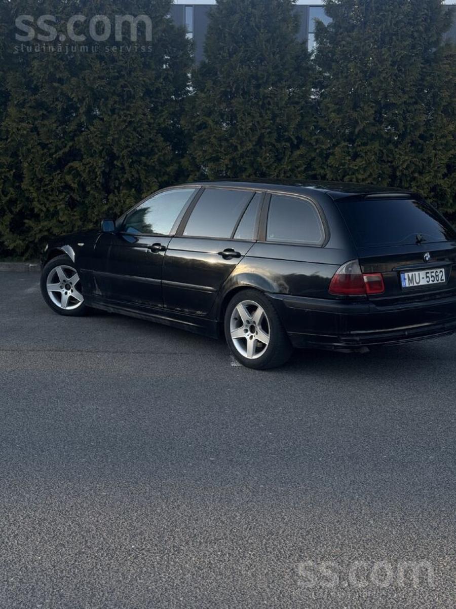 Black BMW 320 2005 in Riga, with an engine capacity of 2.00 L and mileage of 384 thousand km for 1700 €, photo 5 on AUTOMOTO.COM.LV