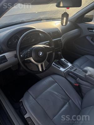 Black BMW 320 2005 in Riga, with an engine capacity of 2.00 L and mileage of 384 thousand km for 1700 €, photo 7 on AUTOMOTO.COM.LV