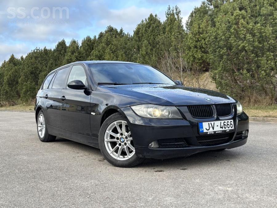Черный БМВ 320 2005 в Рига, объемом двигателя 2.00 л и пробегом 297 тыс. км за 3200 €, фото 1 на AUTOMOTO.COM.LV