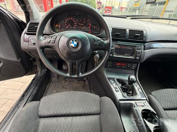 Black BMW 320 2005 in Jekabpils, with an engine capacity of 2.00 L and mileage of 0 thousand km for 2500 €, photo 8 on AUTOMOTO.COM.LV