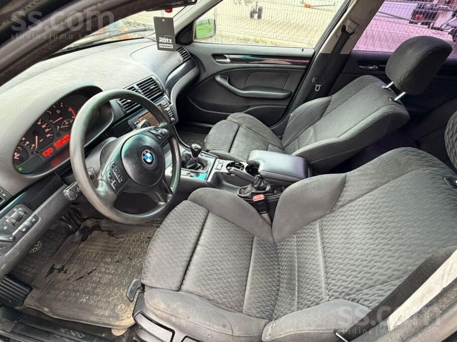 Melns BMW 320 2005 Jēkabpils, ar dzinēja tilpumu 2.00 L un nobraukumu 0 tūkst. km par 2500 €, foto 15 vietnē AUTOMOTO.COM.LV