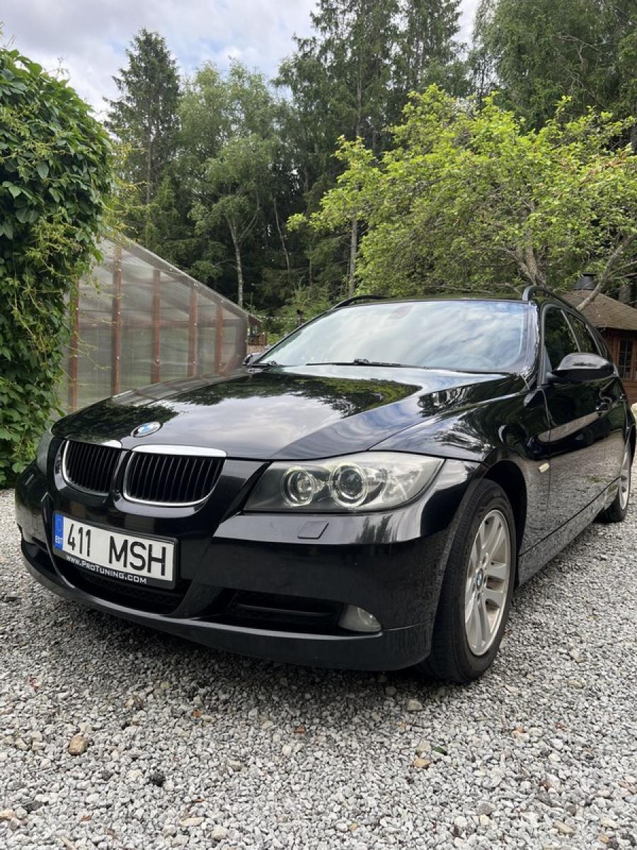 Black BMW 320 2005 in Tallinn, with an engine capacity of 2.00 L and mileage of 306 thousand km for 4000 €, photo 18 on AUTOMOTO.COM.LV