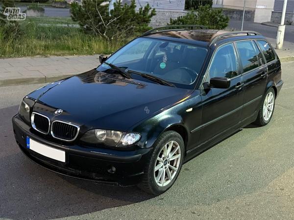 Black BMW 320 2005 in Vilnius, with an engine capacity of 2.00 L and mileage of 380 thousand km for 1325 €, photo 1 on AUTOMOTO.COM.LV