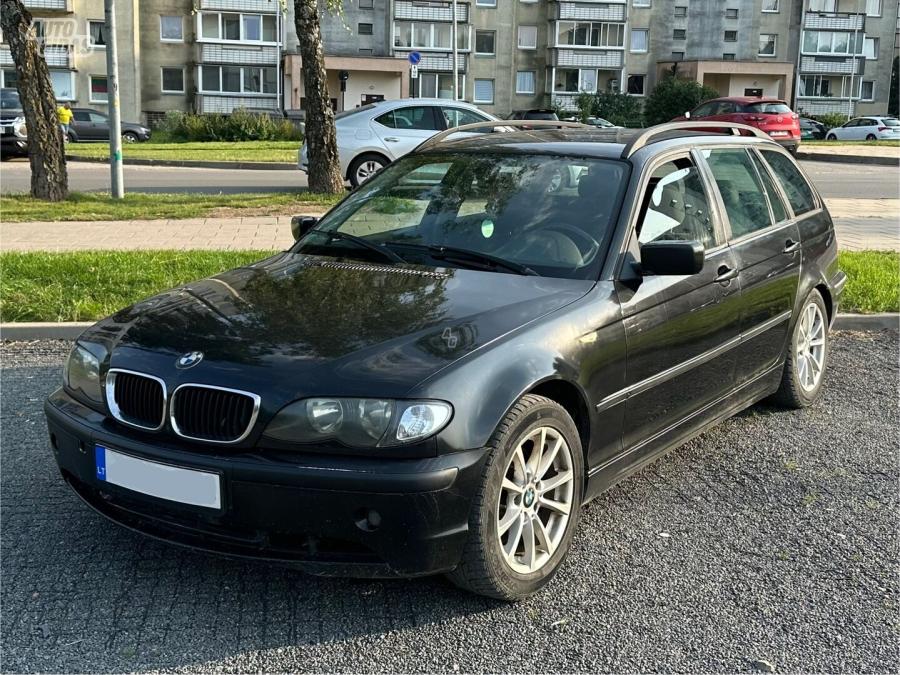Черный БМВ 320 2005 в Вильнюс, объемом двигателя 2.00 л и пробегом 380 тыс. км за 1180 €, фото 1 на AUTOMOTO.COM.LV