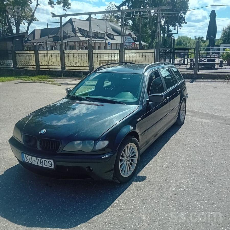 Black BMW 320 2005 in Riga, with an engine capacity of 2.00 L and mileage of 407 thousand km for 800 €, photo 1 on AUTOMOTO.COM.LV