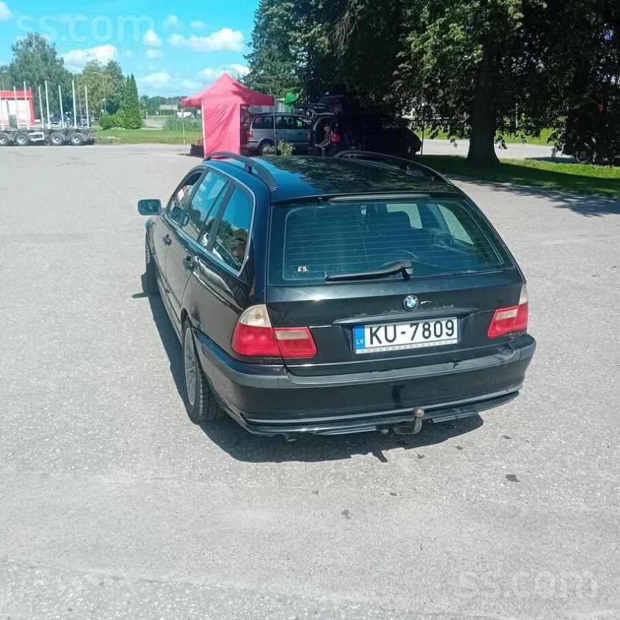 Black BMW 320 2005 in Riga, with an engine capacity of 2.00 L and mileage of 407 thousand km for 800 €, photo 6 on AUTOMOTO.COM.LV