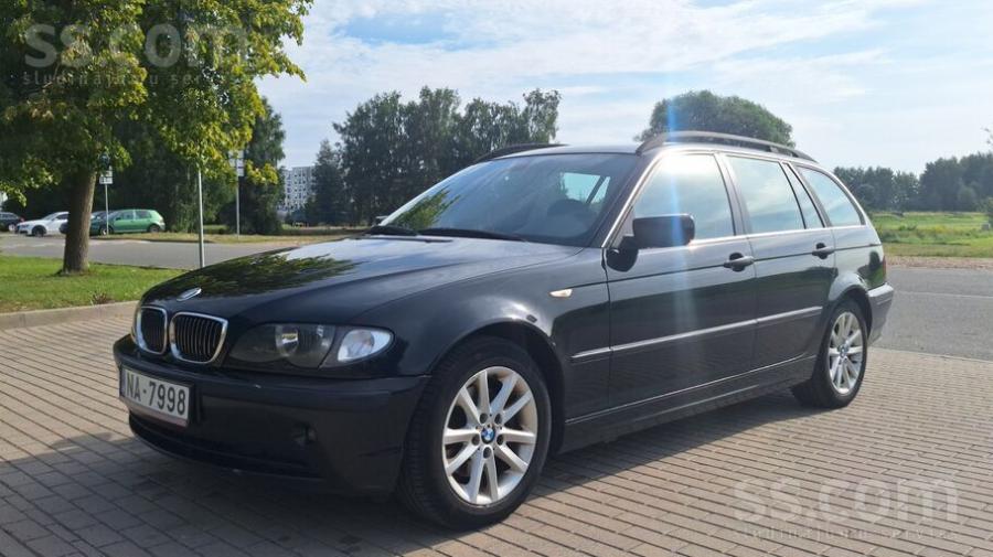 Черный БМВ 320 2005 в Рига, объемом двигателя 2.00 л и пробегом 395 тыс. км за 1800 €, фото 1 на AUTOMOTO.COM.LV