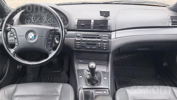 Black BMW 320 2005 in Riga, with an engine capacity of 2.00 L and mileage of 395 thousand km for 1800 €, photo 8 on AUTOMOTO.COM.LV