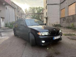 Black BMW 320 2005 in Siauliai, with an engine capacity of 2.00 L and mileage of 395 thousand km for 2300 €, photo  on AUTOMOTO.COM.LV