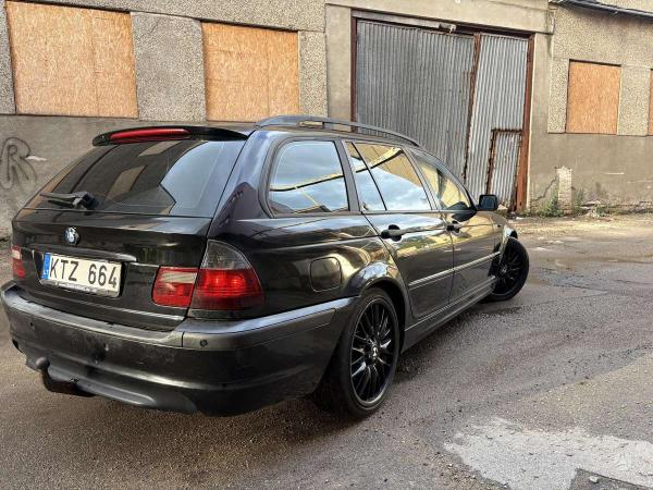 Black BMW 320 2005 in Siauliai, with an engine capacity of 2.00 L and mileage of 395 thousand km for 2300 €, photo 6 on AUTOMOTO.COM.LV