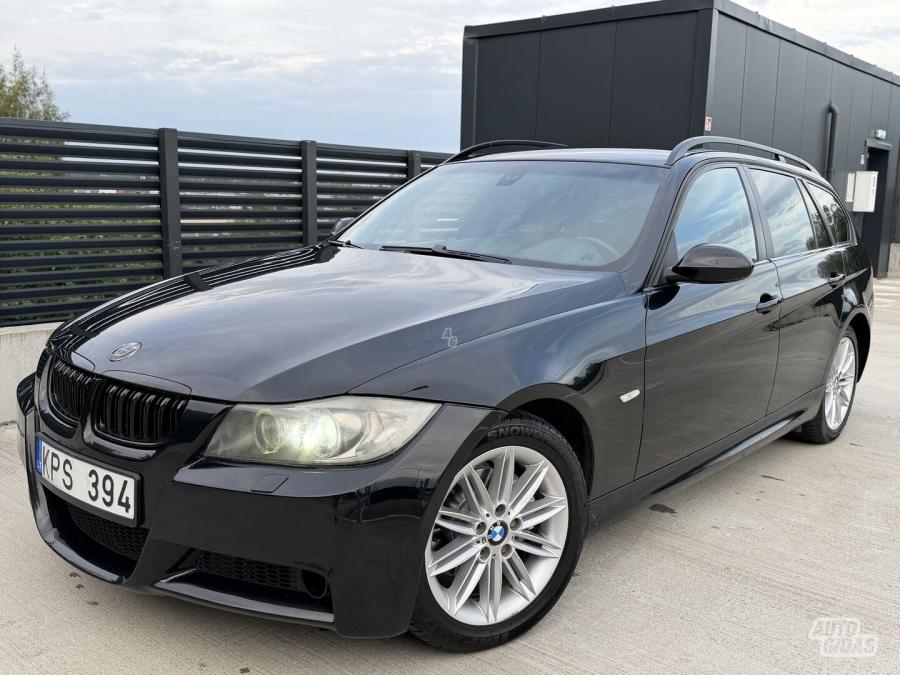 Black BMW 320 2005 in Vilnius, with an engine capacity of 2.00 L and mileage of 415 thousand km for 3500 €, photo 4 on AUTOMOTO.COM.LV