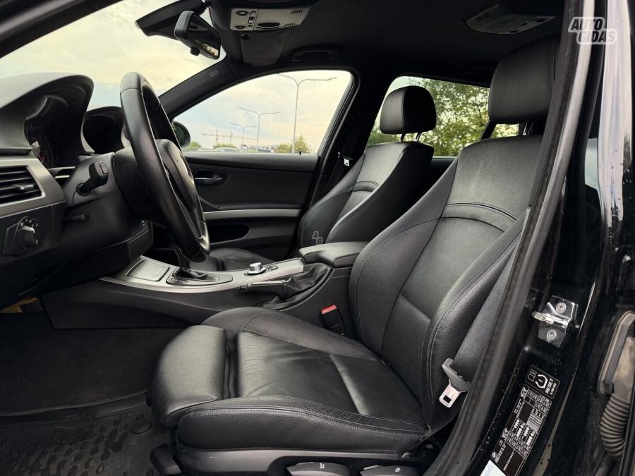 Black BMW 320 2005 in Vilnius, with an engine capacity of 2.00 L and mileage of 415 thousand km for 3500 €, photo 12 on AUTOMOTO.COM.LV