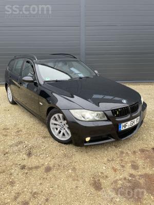 Black BMW 320 2006 in Balvi, with an engine capacity of 2.00 L and mileage of 366 thousand km for 7290 €, photo 2 on AUTOMOTO.COM.LV
