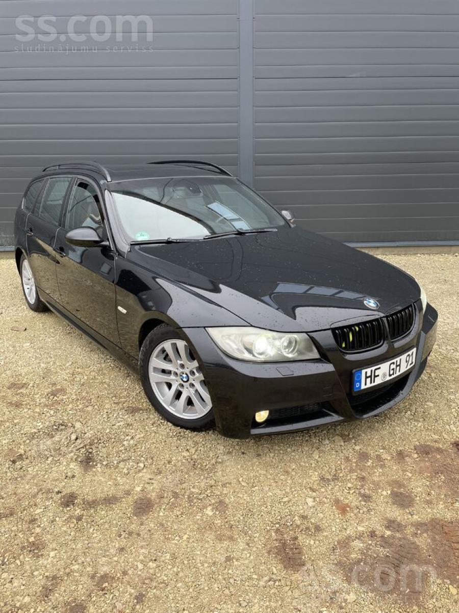 Black BMW 320 2006 in Balvi, with an engine capacity of 2.00 L and mileage of 366 thousand km for 7290 €, photo 2 on AUTOMOTO.COM.LV