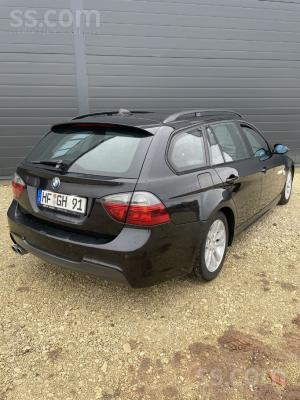 Black BMW 320 2006 in Balvi, with an engine capacity of 2.00 L and mileage of 366 thousand km for 7290 €, photo 3 on AUTOMOTO.COM.LV