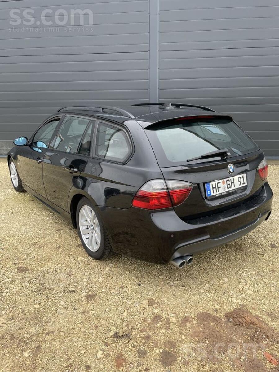 Black BMW 320 2006 in Balvi, with an engine capacity of 2.00 L and mileage of 366 thousand km for 7290 €, photo 4 on AUTOMOTO.COM.LV