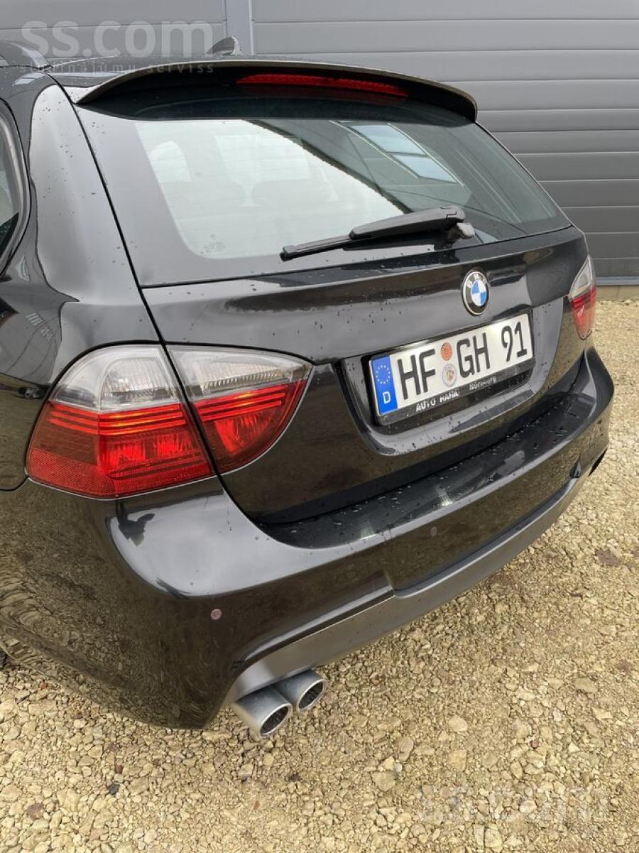 Black BMW 320 2006 in Balvi, with an engine capacity of 2.00 L and mileage of 366 thousand km for 7290 €, photo 6 on AUTOMOTO.COM.LV