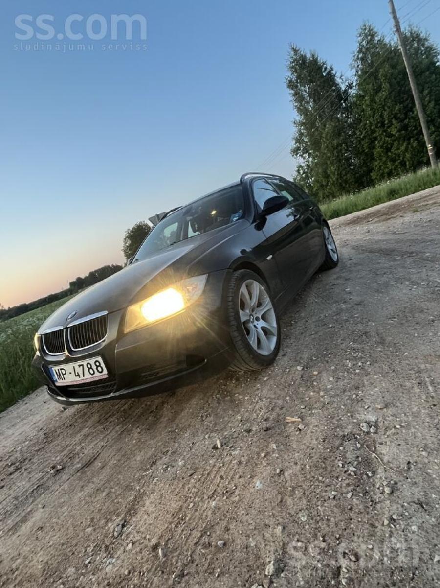 Melns BMW 320 2006 Valmiera, ar dzinēja tilpumu 2.00 L un nobraukumu 360 tūkst. km par 2700 €, foto 1 vietnē AUTOMOTO.COM.LV