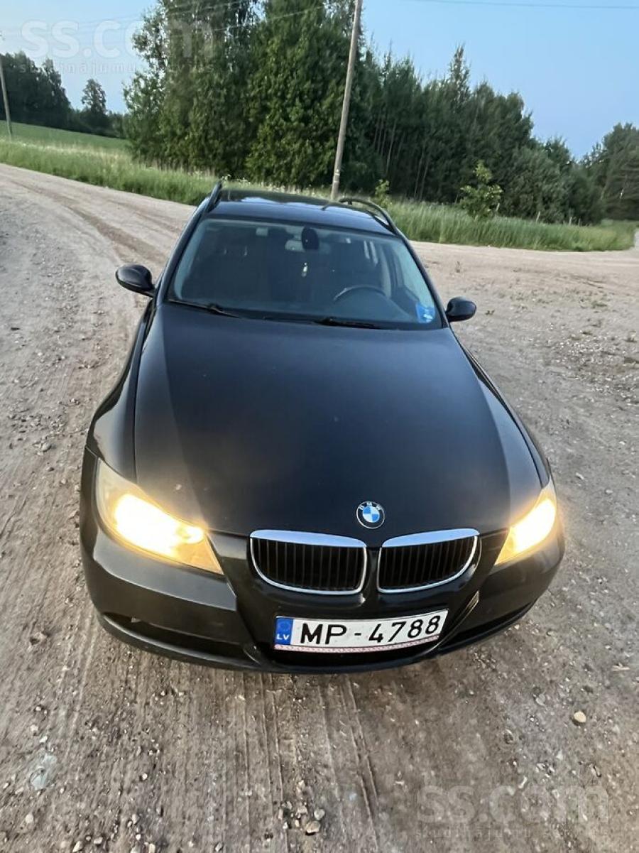 Melns BMW 320 2006 Valmiera, ar dzinēja tilpumu 2.00 L un nobraukumu 360 tūkst. km par 2700 €, foto 3 vietnē AUTOMOTO.COM.LV