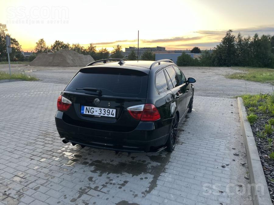 Черный БМВ 320 2006 в Рига, объемом двигателя 2.00 л и пробегом 315 тыс. км за 5200 €, фото 1 на AUTOMOTO.COM.LV