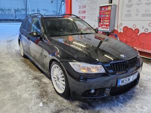 Black BMW 320 2006 in Klaipeda, with an engine capacity of 2.00 L and mileage of 388 thousand km for 2890 €, photo 5 on AUTOMOTO.COM.LV