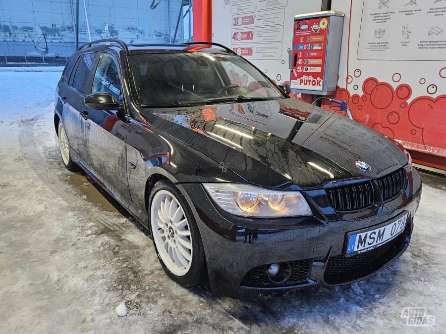 Black BMW 320 2006 in Klaipeda, with an engine capacity of 2.00 L and mileage of 388 thousand km for 2890 €, photo 5 on AUTOMOTO.COM.LV