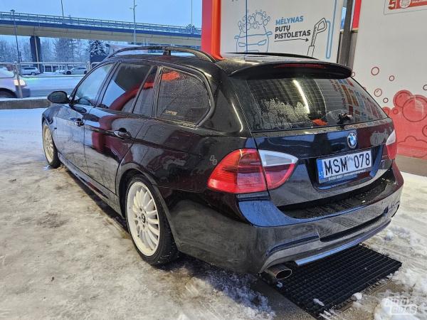 Black BMW 320 2006 in Klaipeda, with an engine capacity of 2.00 L and mileage of 388 thousand km for 2890 €, photo 7 on AUTOMOTO.COM.LV