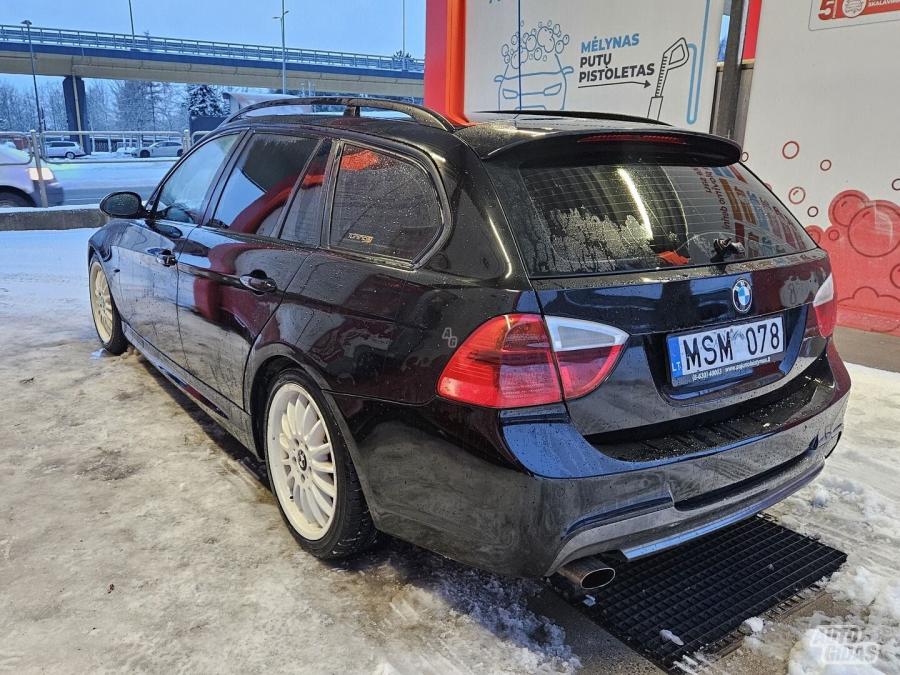 Black BMW 320 2006 in Klaipeda, with an engine capacity of 2.00 L and mileage of 388 thousand km for 2890 €, photo 7 on AUTOMOTO.COM.LV