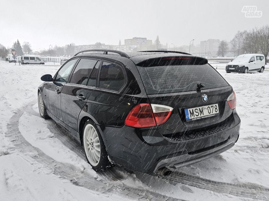 Black BMW 320 2006 in Klaipeda, with an engine capacity of 2.00 L and mileage of 388 thousand km for 2890 €, photo 10 on AUTOMOTO.COM.LV